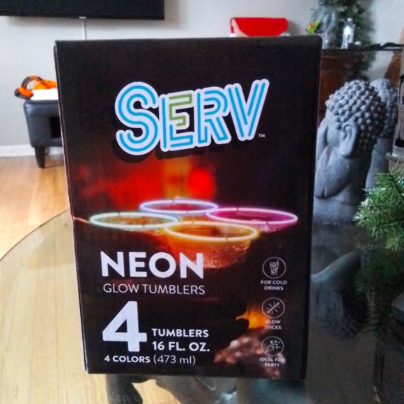 SERV | Accents | Neon Glow Tumblers | Poshmark